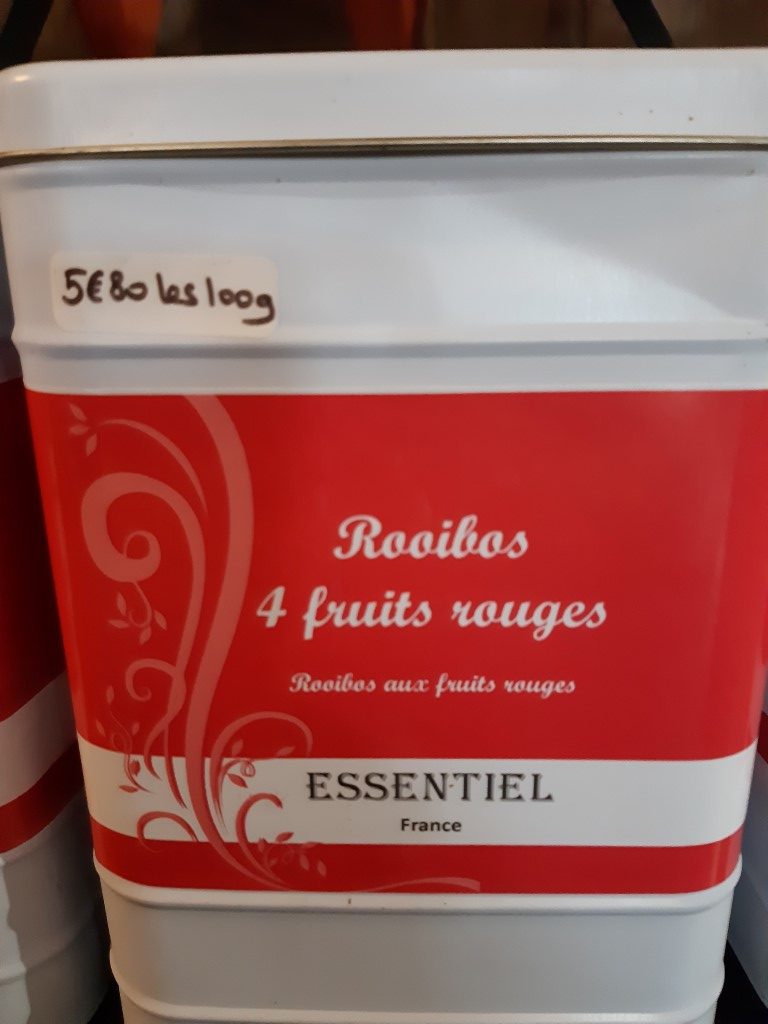 Roobos 4 fruits rouges - Au chalet Gourmand Gujan Mestras